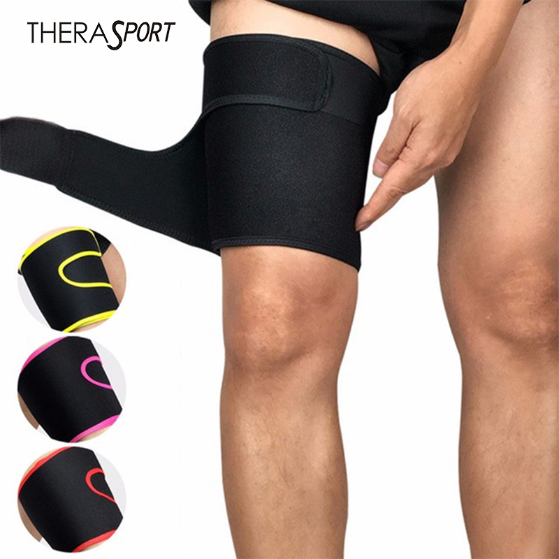 Neoprene Anti-slip Thigh Support Brace Thigh trimmer for leg protection ...