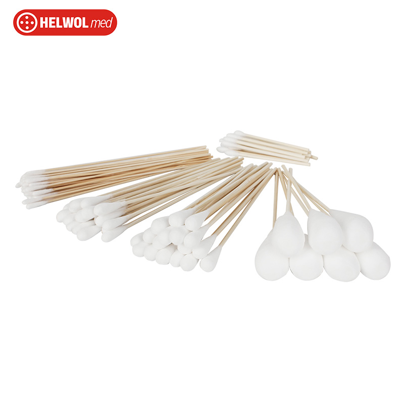 Medical Disposable Sterile 100% Cotton wooden stick - Buy Product on ...